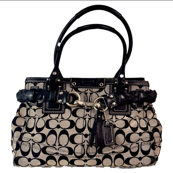 Coach | Bags | Coach Hampton Monogram Signature Y2k Vintage Tote ...
